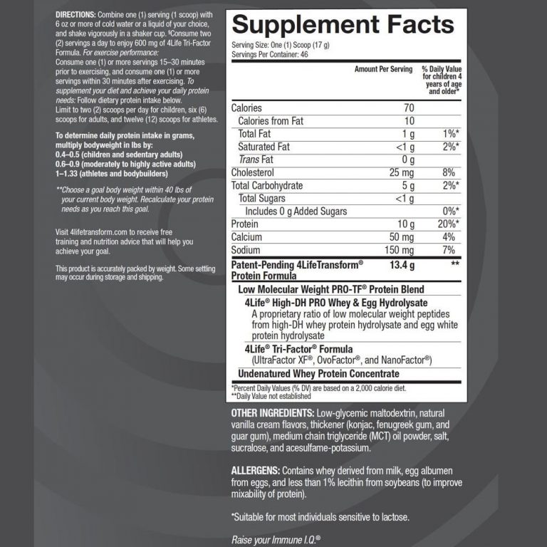 PRO-TF™ Proteína en Managua Nicaragua – 4Life Nicaragua